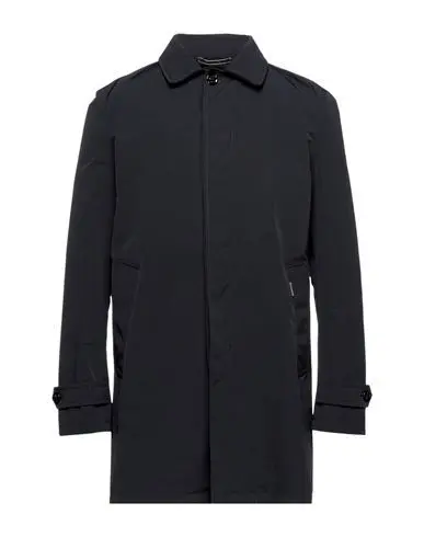 MOORER Cotton-blend Overcoat - Blue