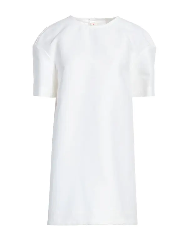 Marni Mini Flared Dress - White