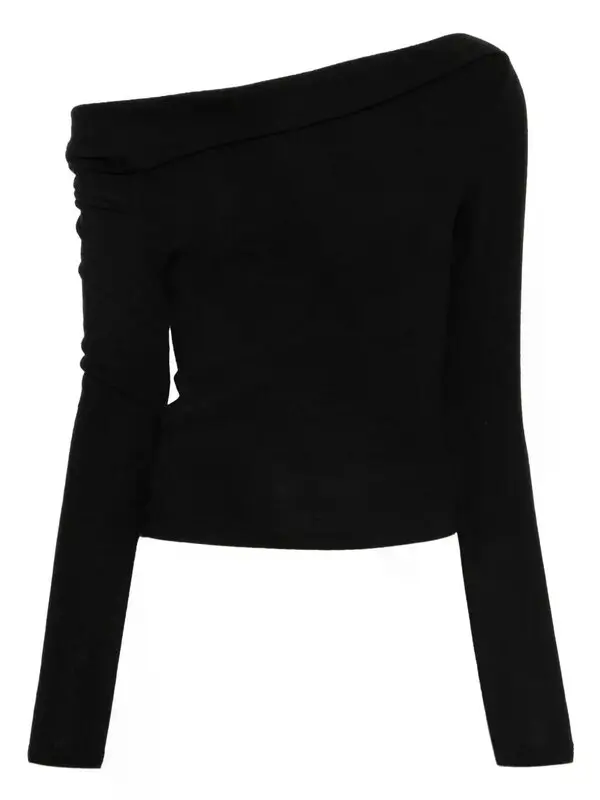 REFORMATION Elio Top - Black