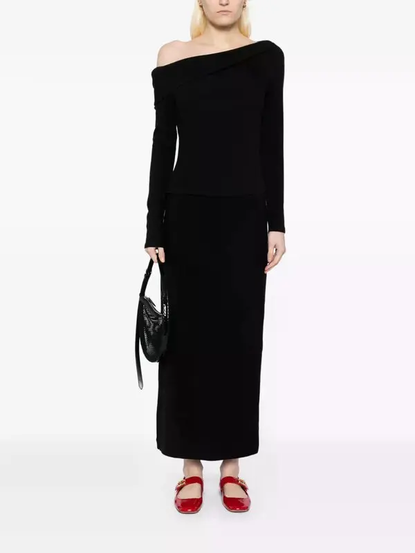 REFORMATION Elio Top - Black