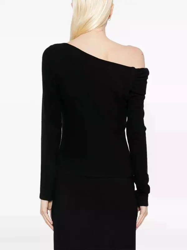 REFORMATION Elio Top - Black