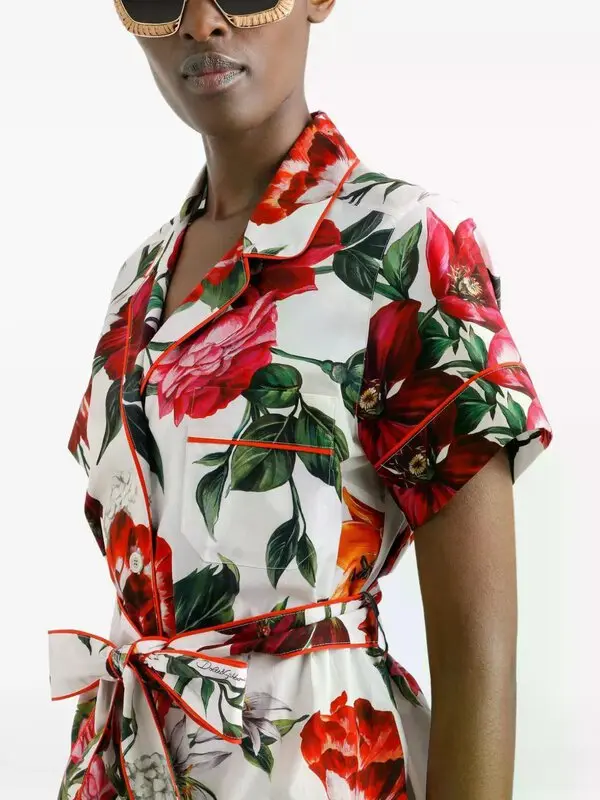 Dolce & Gabbana Flower-print Shirt