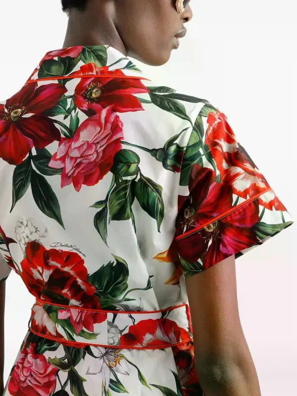 Dolce & Gabbana Flower-print Shirt