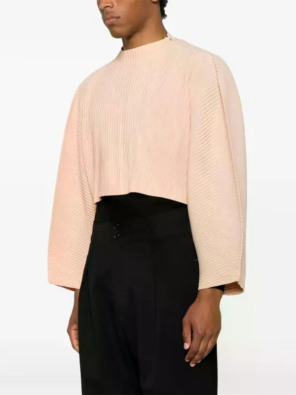 Issey Miyake Plissé-effect T-shirt