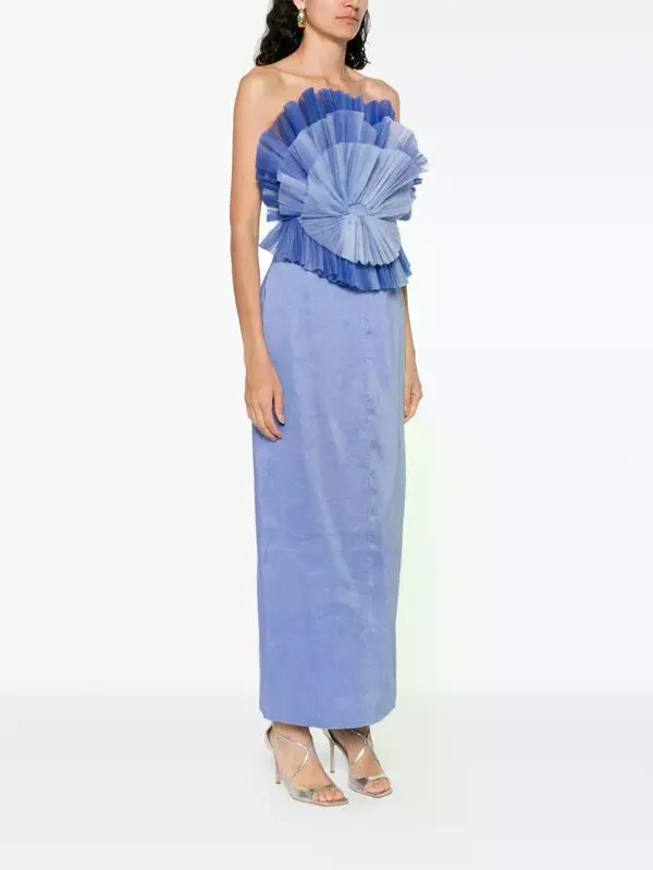 Aje Kira Maxi Dress - Blue - 68% Off | Editorialist