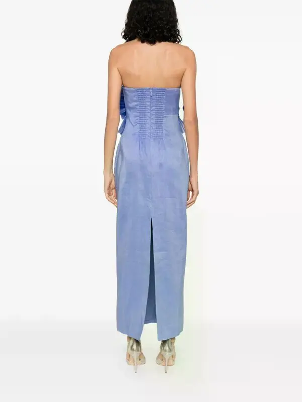 aje blue maxi dress Aje Sienna Maxi Dress- Lavenders Of Provence