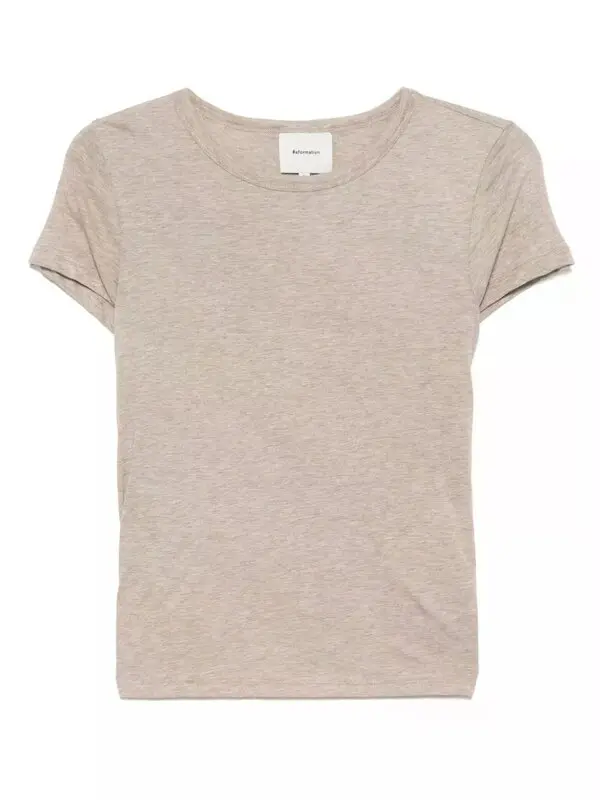 REFORMATION Max T-shirt - Neutrals