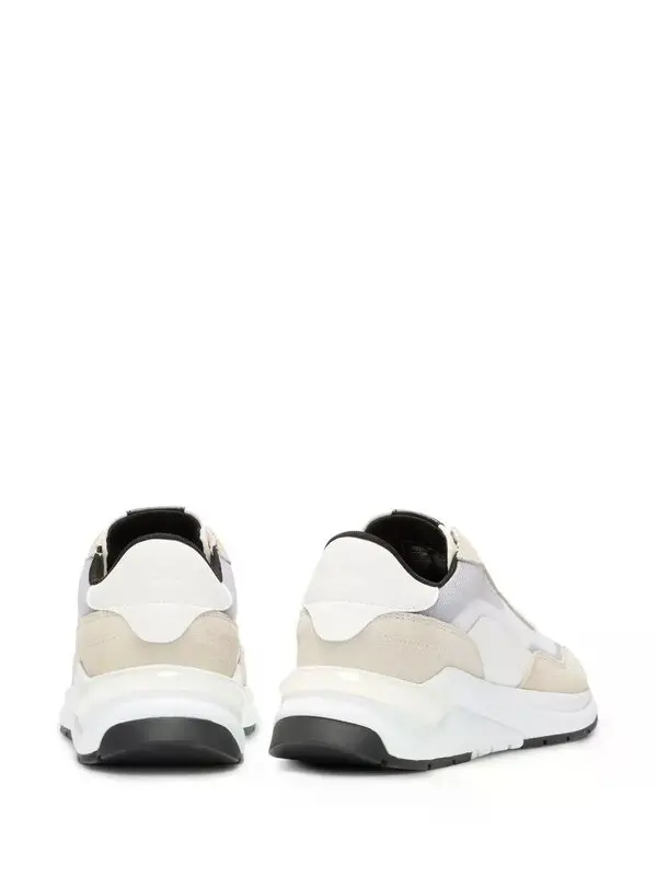 BOSS Skylar Suede-paneling Sneakers - White