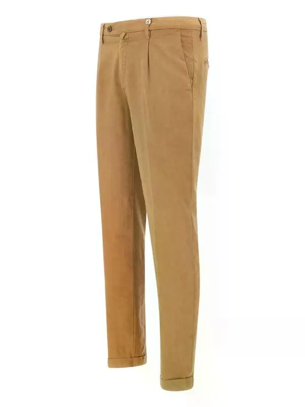 MYTHS Zeus-l Chino Trousers - Brown