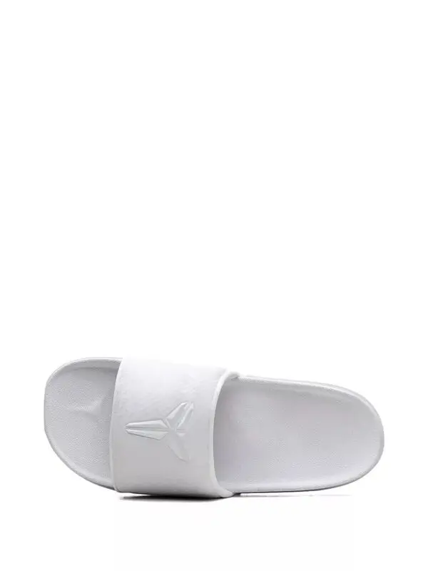 Nike Kobe Offcourt Triple Slides - White