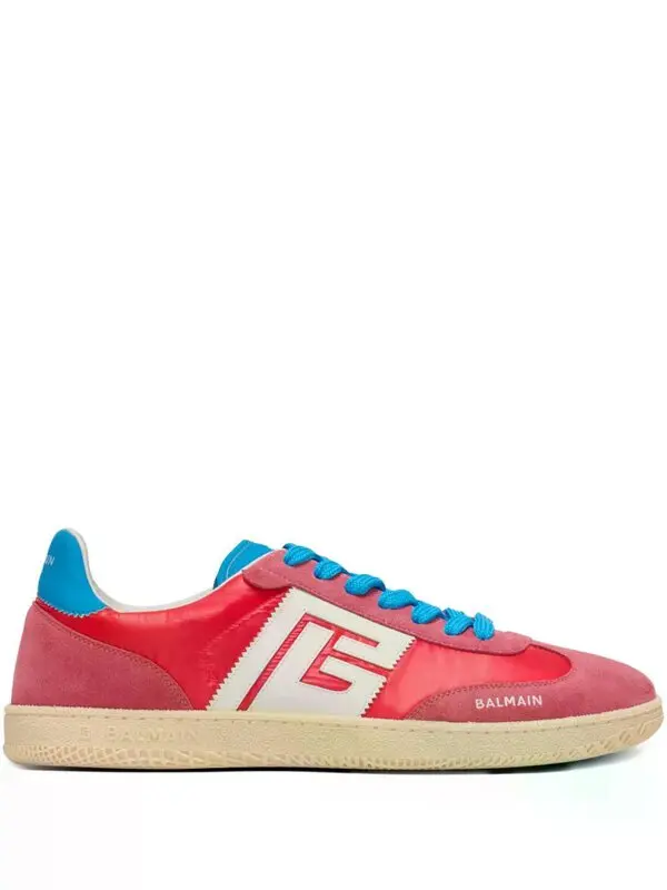 Balmain Swan Low-top Sneakers - Red
