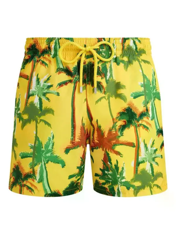 Vilebrequin Palms Print Swim Shorts