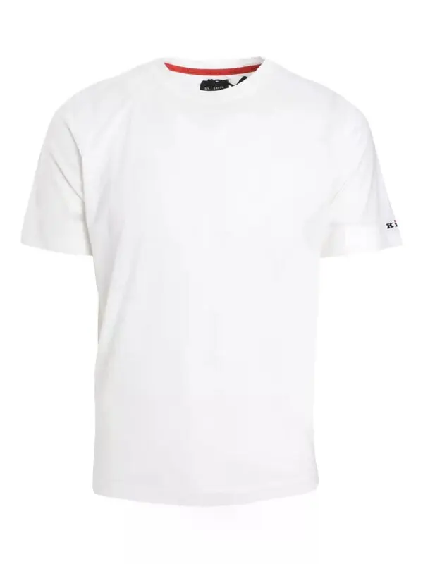 Kiton Logo-embroidered T-shirt