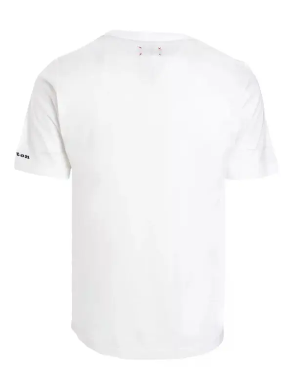 Kiton Logo-embroidered T-shirt
