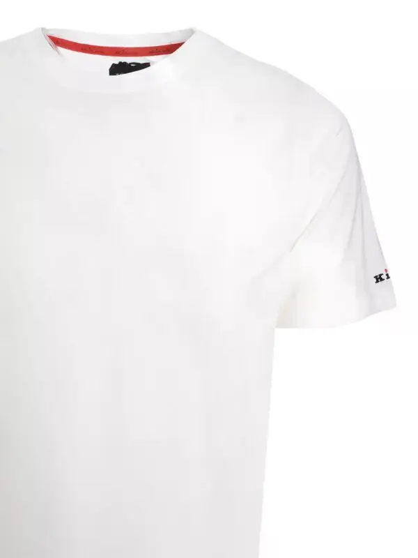 Kiton Logo-embroidered T-shirt