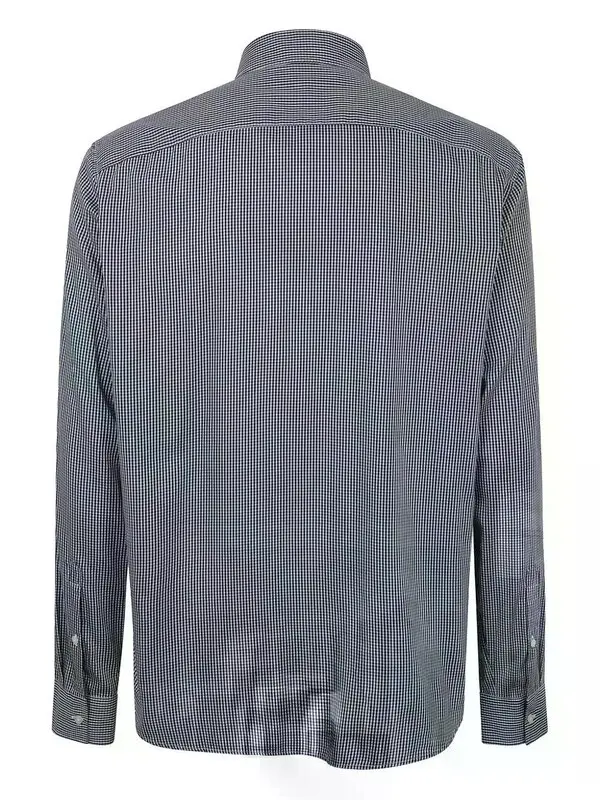 Michael Kors Gingham-check Shirt - Black