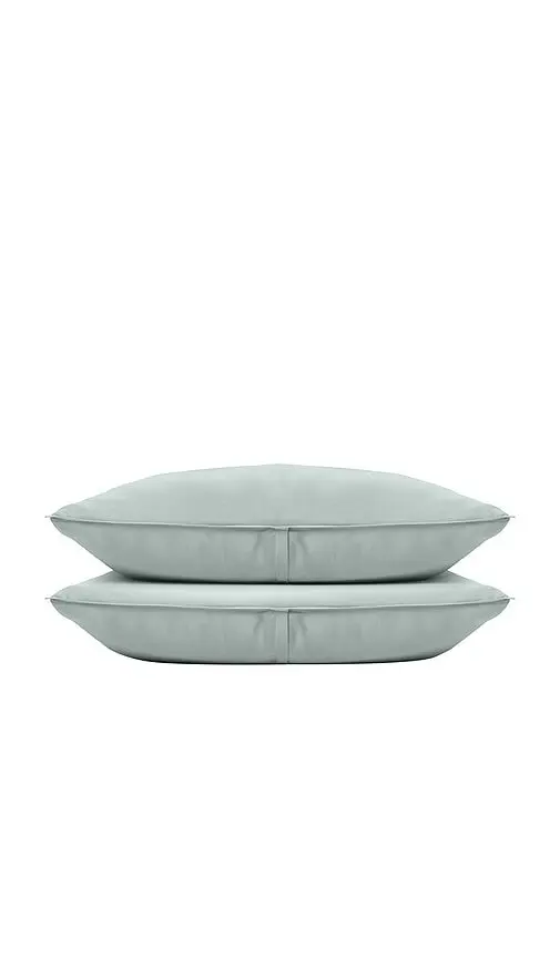 Barefoot Dreams King Washed Bamboo Fitted Pillowcase Set In Sage - Succulent