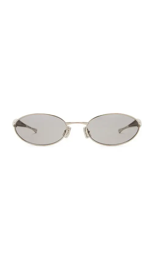 Bottega Veneta Sardine Sunglasses - Silver & Grey