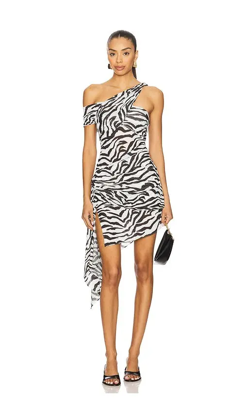 Ronny Kobo X Izel Dress - Zebra