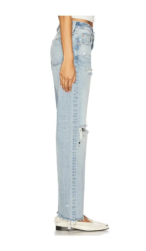 Moussy Vintage Odessa Straight-low Jeans