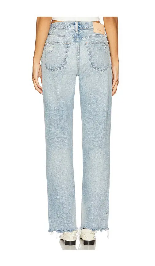 Moussy Vintage Odessa Straight-low Jeans