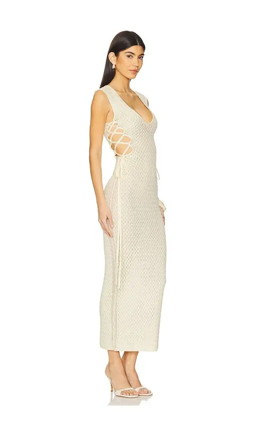 MICHAEL COSTELLO Kyle Maxi Dress - Ivory