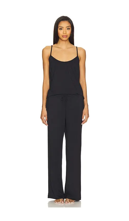Eberjey Gisele Cami & Pant Pj Set - Black