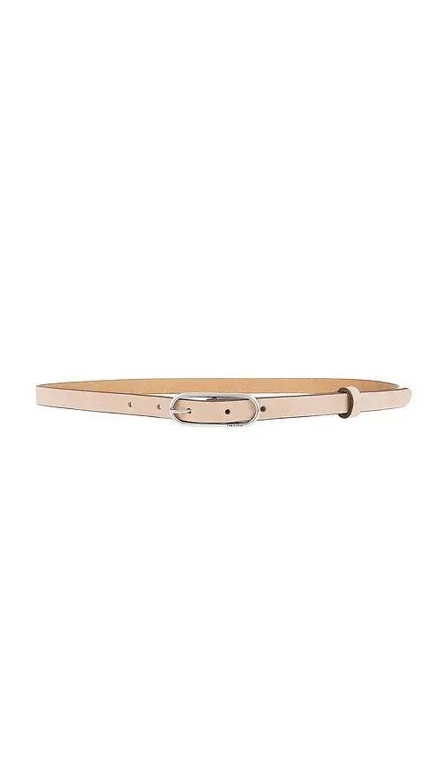 Rag & Bone Baby Rounded Rebound Belt - Cappucino Suede