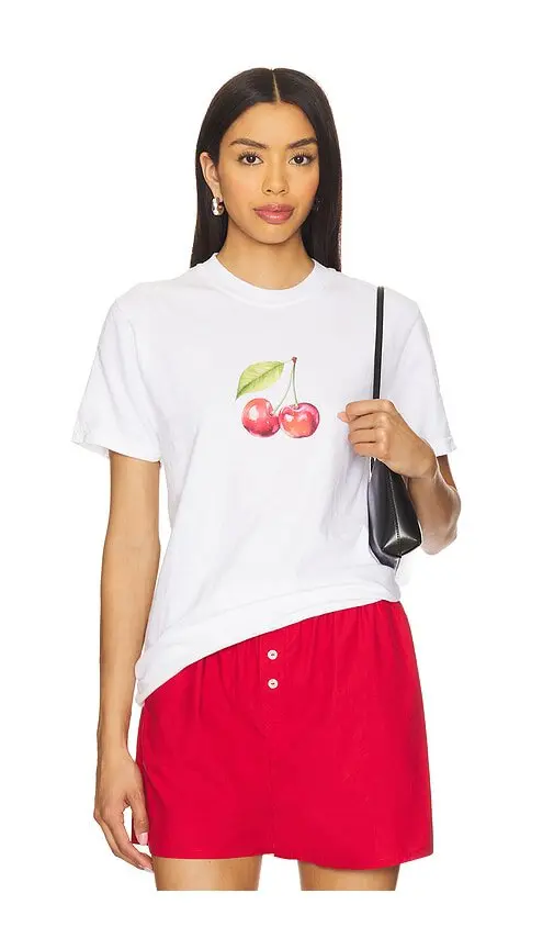 POLYCHROME GOODS Summer Cherries T-shirt