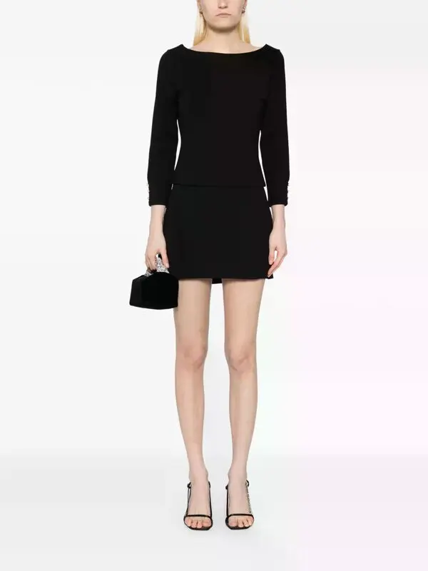 REFORMATION Carla Skirt - Black
