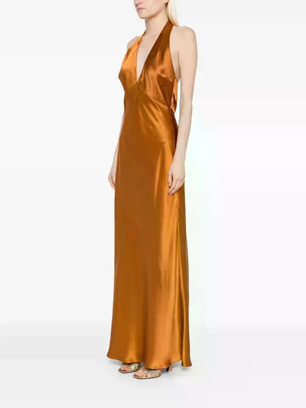 REFORMATION Daniela Plunge Neck Dress
