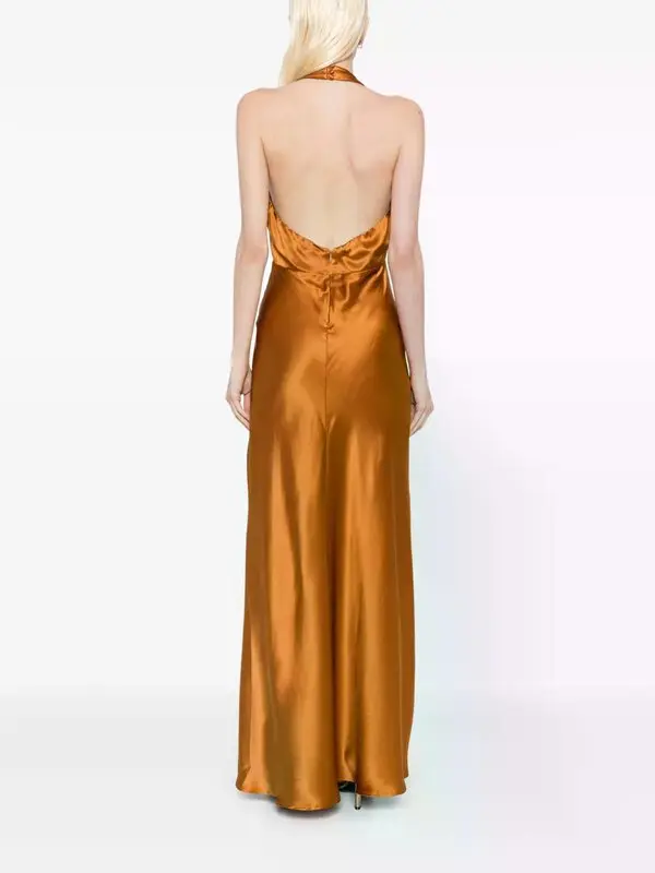 REFORMATION Daniela Plunge Neck Dress