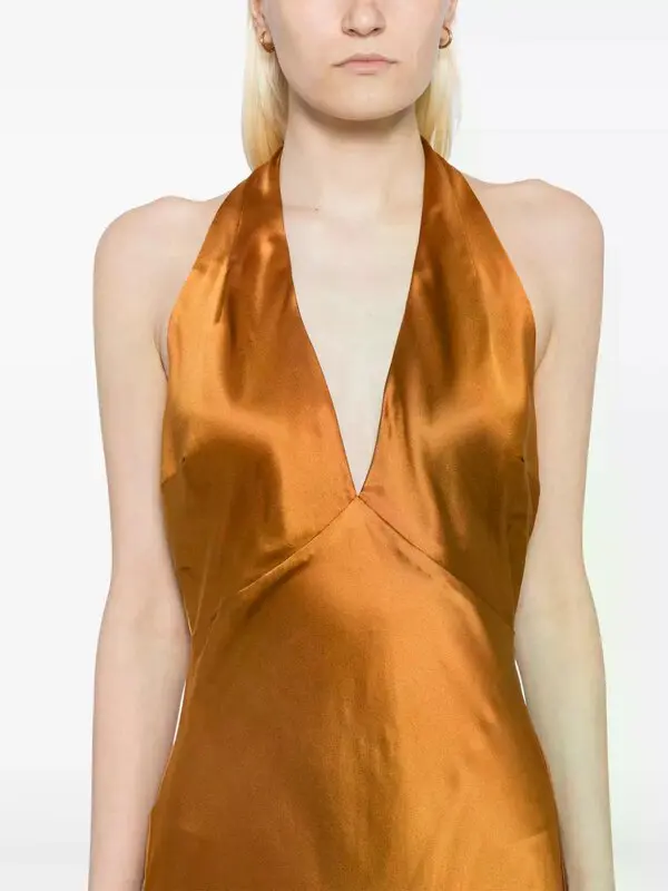 oprah gold dress MIDNIGHT GOLD PLUNGE | CULT MIA main image 1