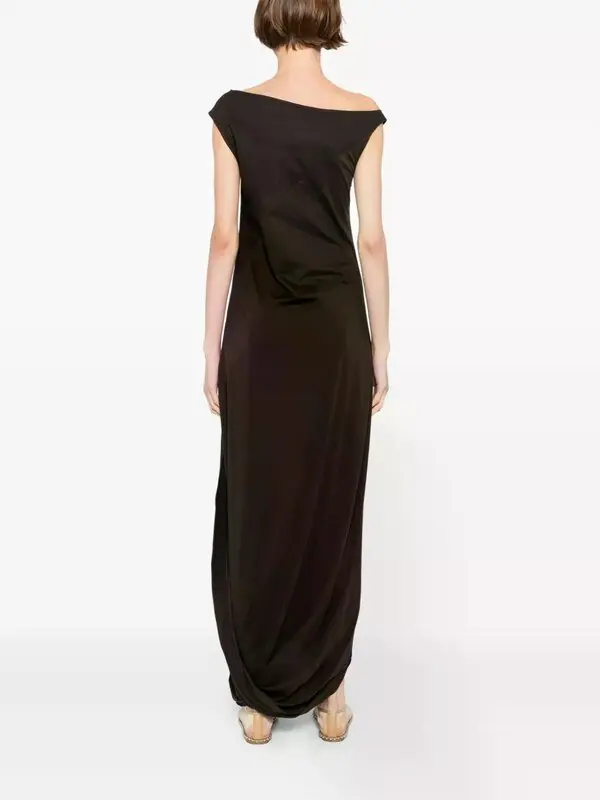 RUOHAN Twist Draped Dress