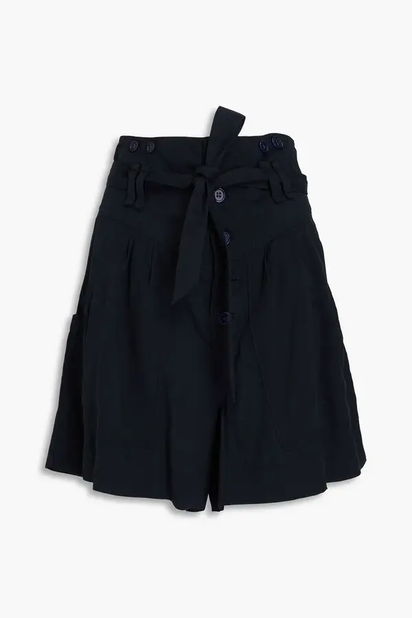 MARANT ETOILE Siflink Belted Lyocell-blend Shorts