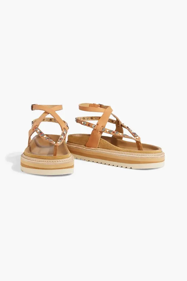 Isabel Marant Étoile Elham Studded Leather Sandals
