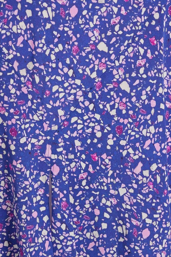 Isabel Marant Étoile Sakura Asymmetric Printed Maxi Skirt - Indigo