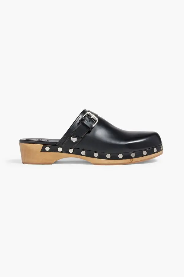 Isabel Marant Étoile Thalie Buckled Leather Clogs