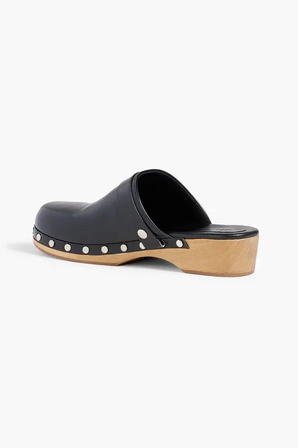 Isabel Marant Étoile Thalie Buckled Leather Clogs