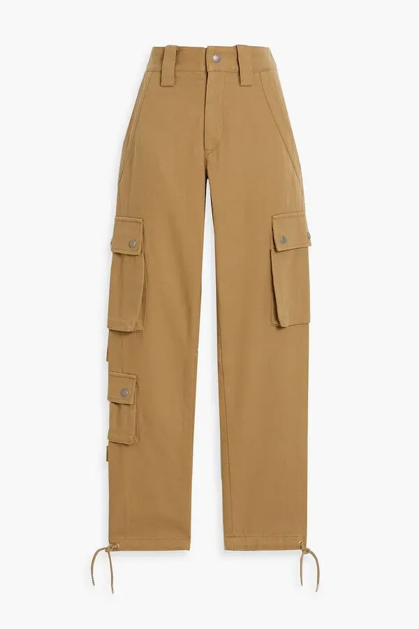 Isabel Marant Étoile Elodie Cotton-gabardine Cargo Trousers