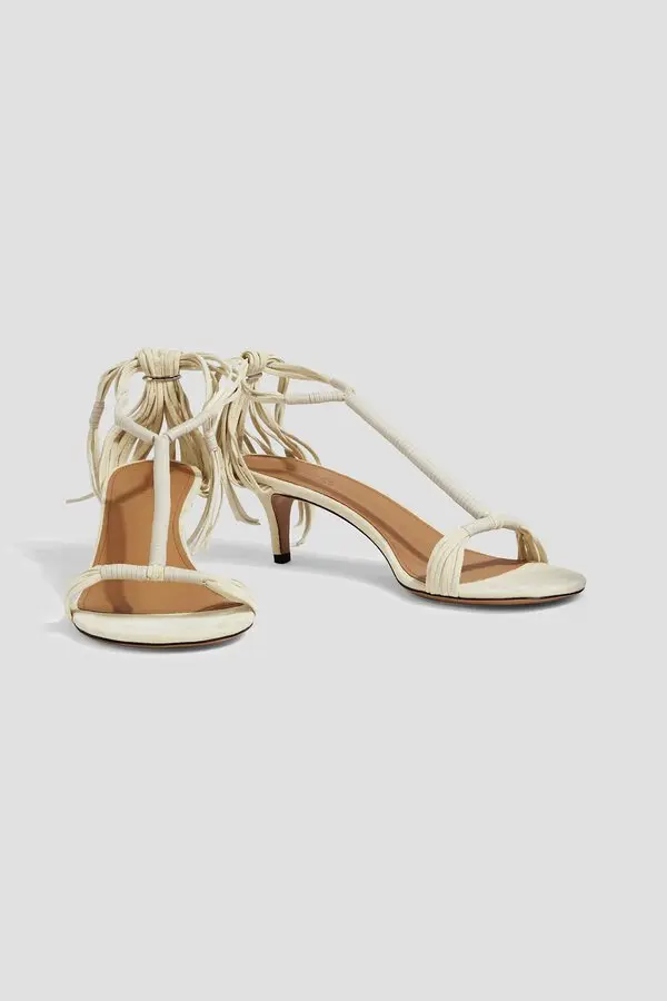 Isabel Marant Aatos Fringed Slingback Sandals