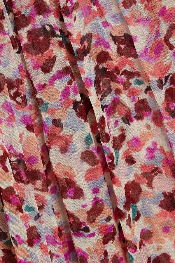 MARANT ETOILE Daytonea Printed Crepon Blouse