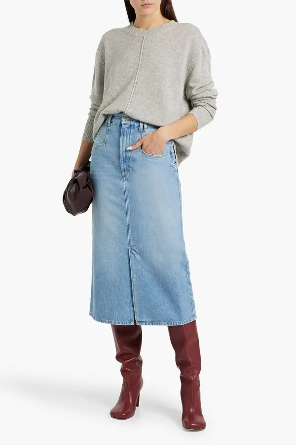 Isabel Marant Étoile Dipoma Denim Midi Skirt