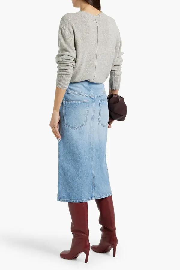 Isabel Marant Étoile Dipoma Denim Midi Skirt