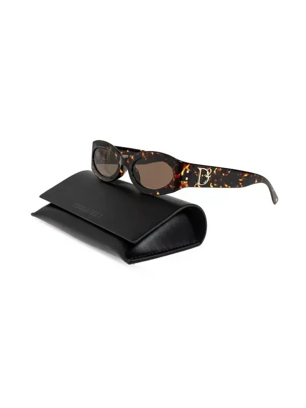 Dsquared2 Oval-frame Tortoiseshell Sunglasses