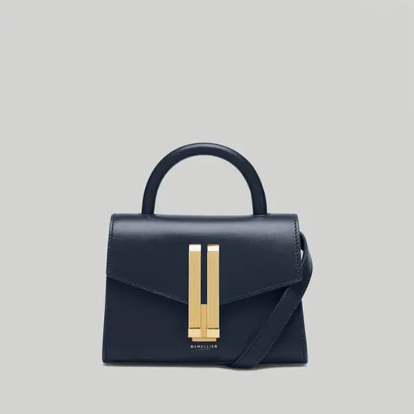DEMELLIER The Nano Montreal Cross-body Bag - Navy Smooth