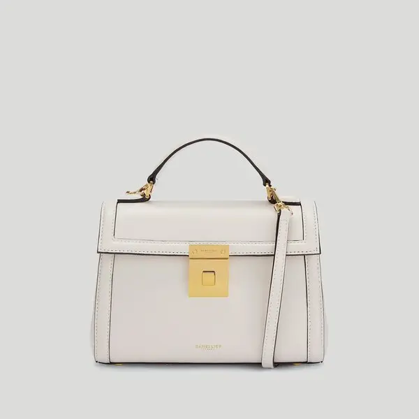 DEMELLIER The Paris Top Handle Bag - Off-white Smooth