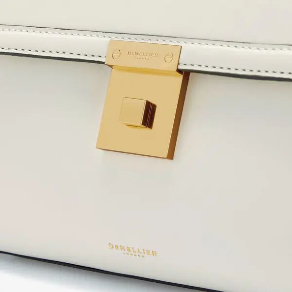 DEMELLIER The Paris Top Handle Bag - Off-white Smooth
