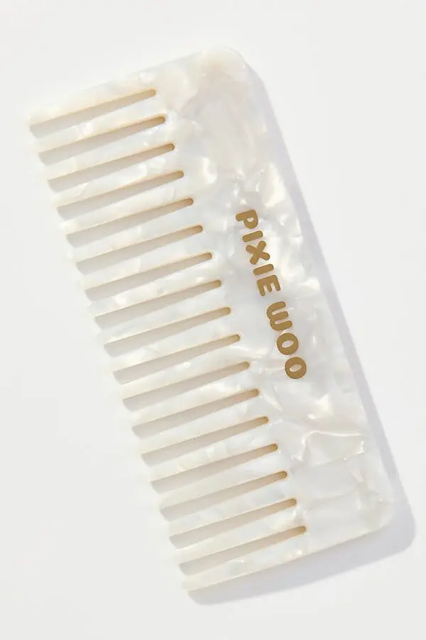 PIXIE WOO Acetate Hair Comb - Puzzle