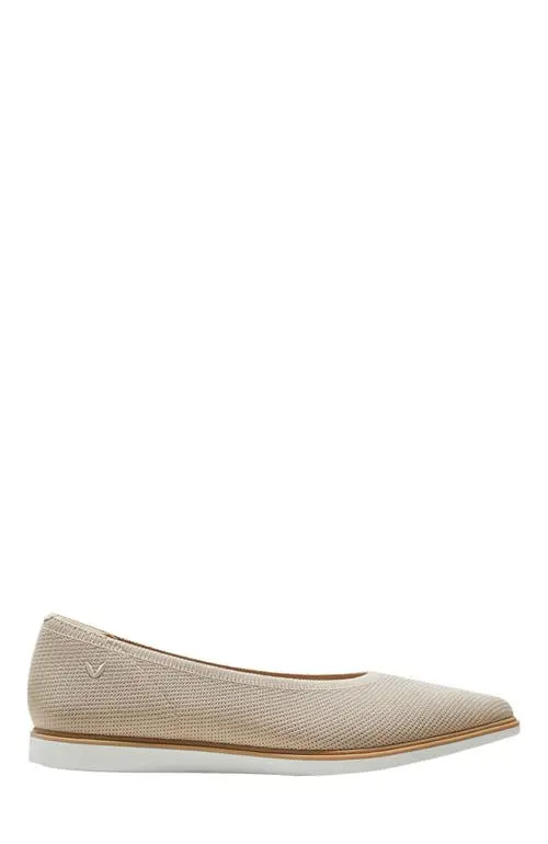 Vivaia Pointed-toe Flats - Almond